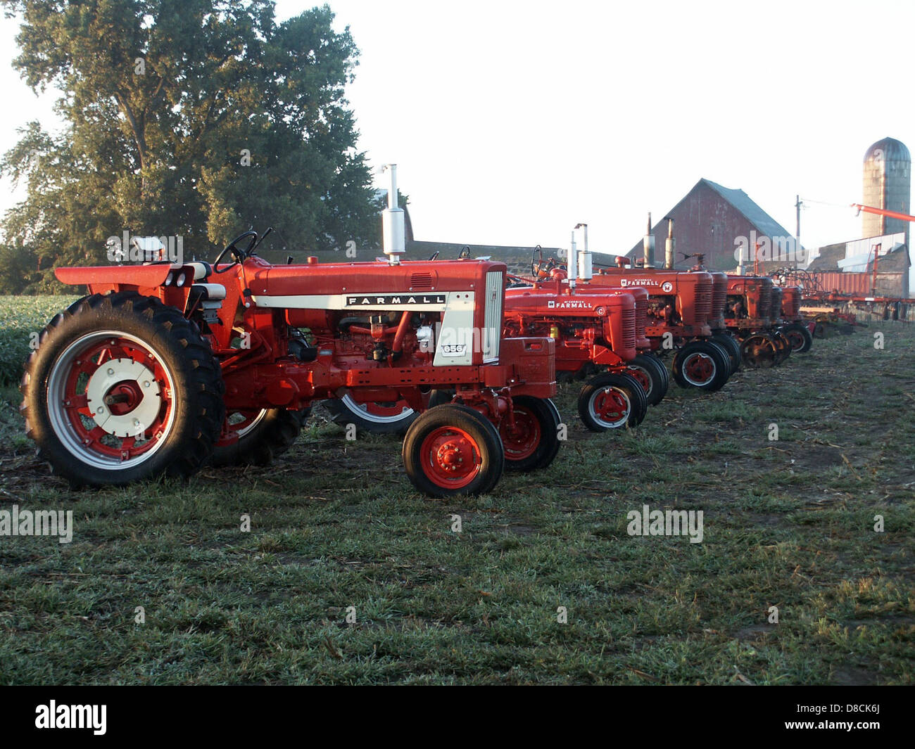 A collection of classic Farmall tractors, known for their durability ...