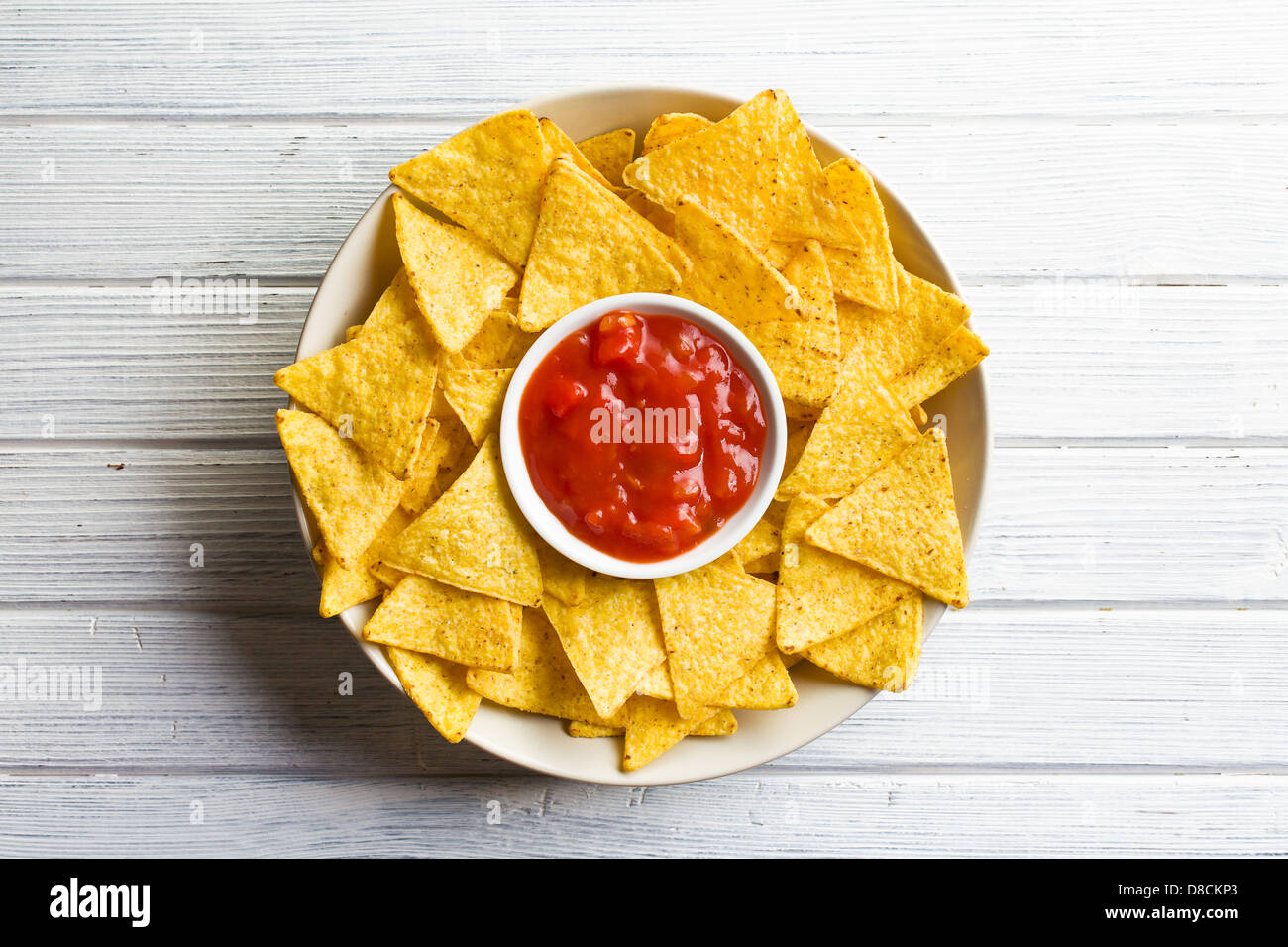 Nachos corn tortilla chips hi-res stock photography and images - Alamy