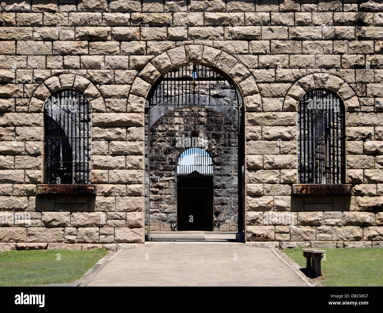 TRIAL BAY GAOL ARAKOON NATIONAL PARK NEW SOUTH WALES AUSTRALIA Stock ...