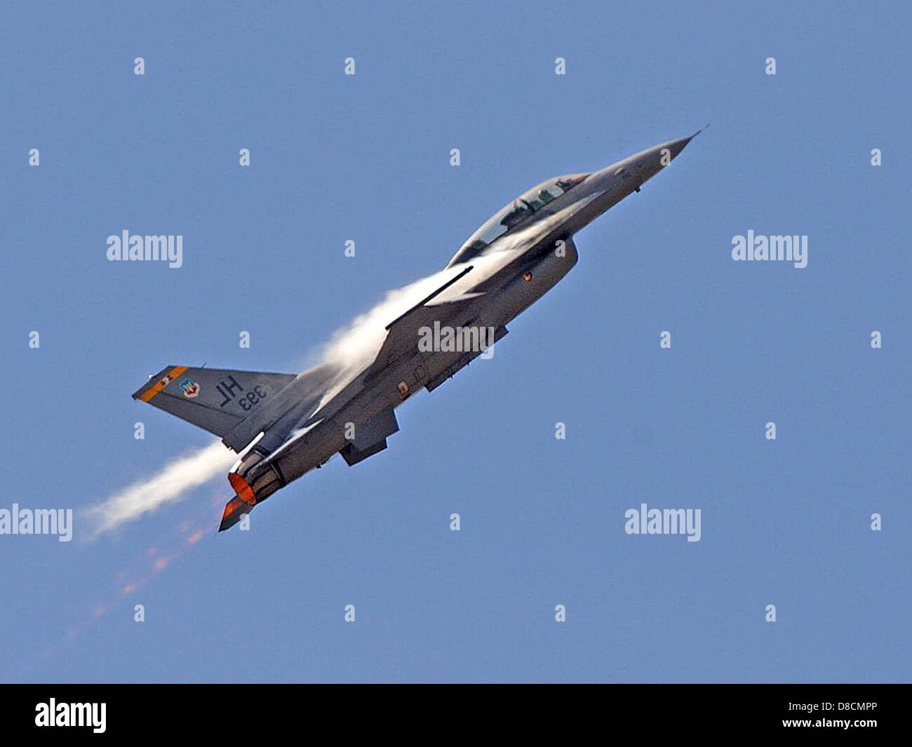 Two F-16 fighter jets are shown in flight, demonstrating their agility ...