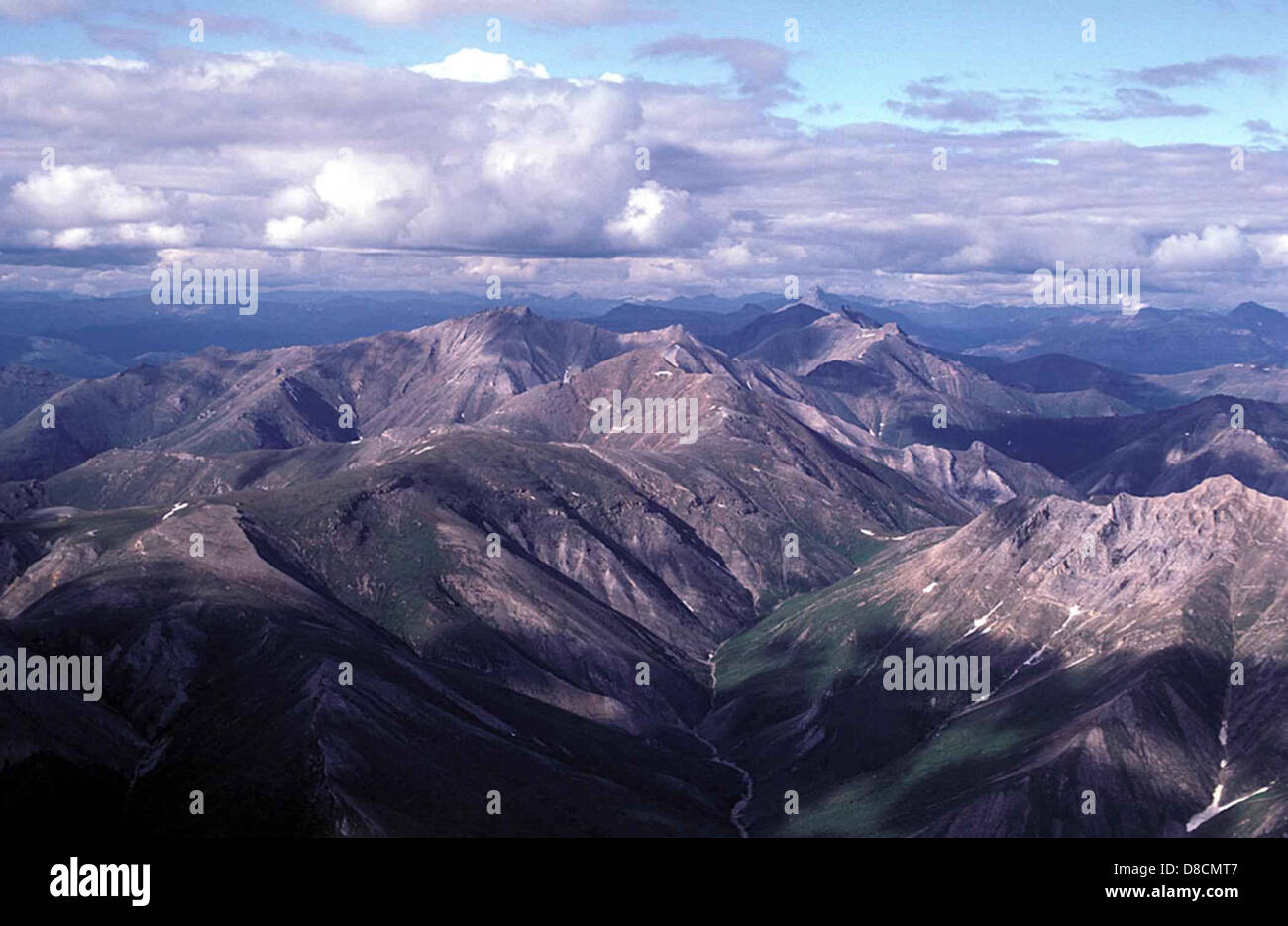 The Gates of the Arctic National Park features rugged mountain terrain ...