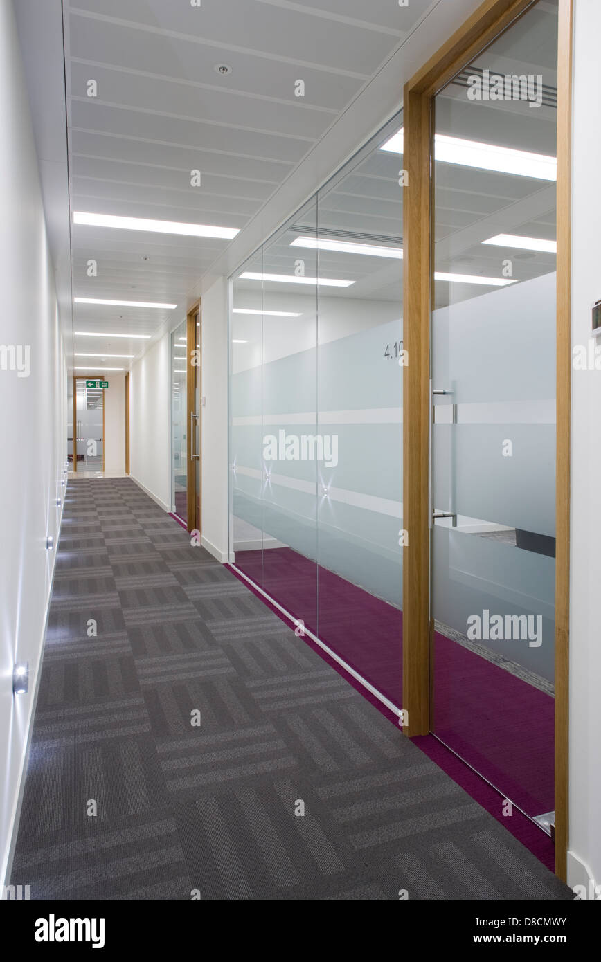 Office interior corridor Stock Photo - Alamy