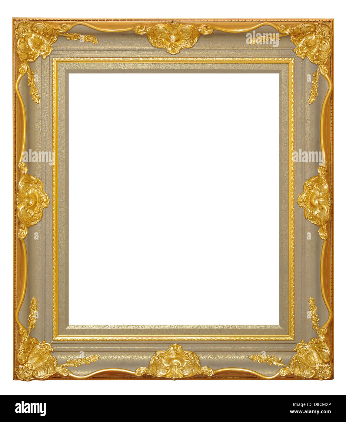 Isolated gold frame Cut Out Stock Images & Pictures - Alamy