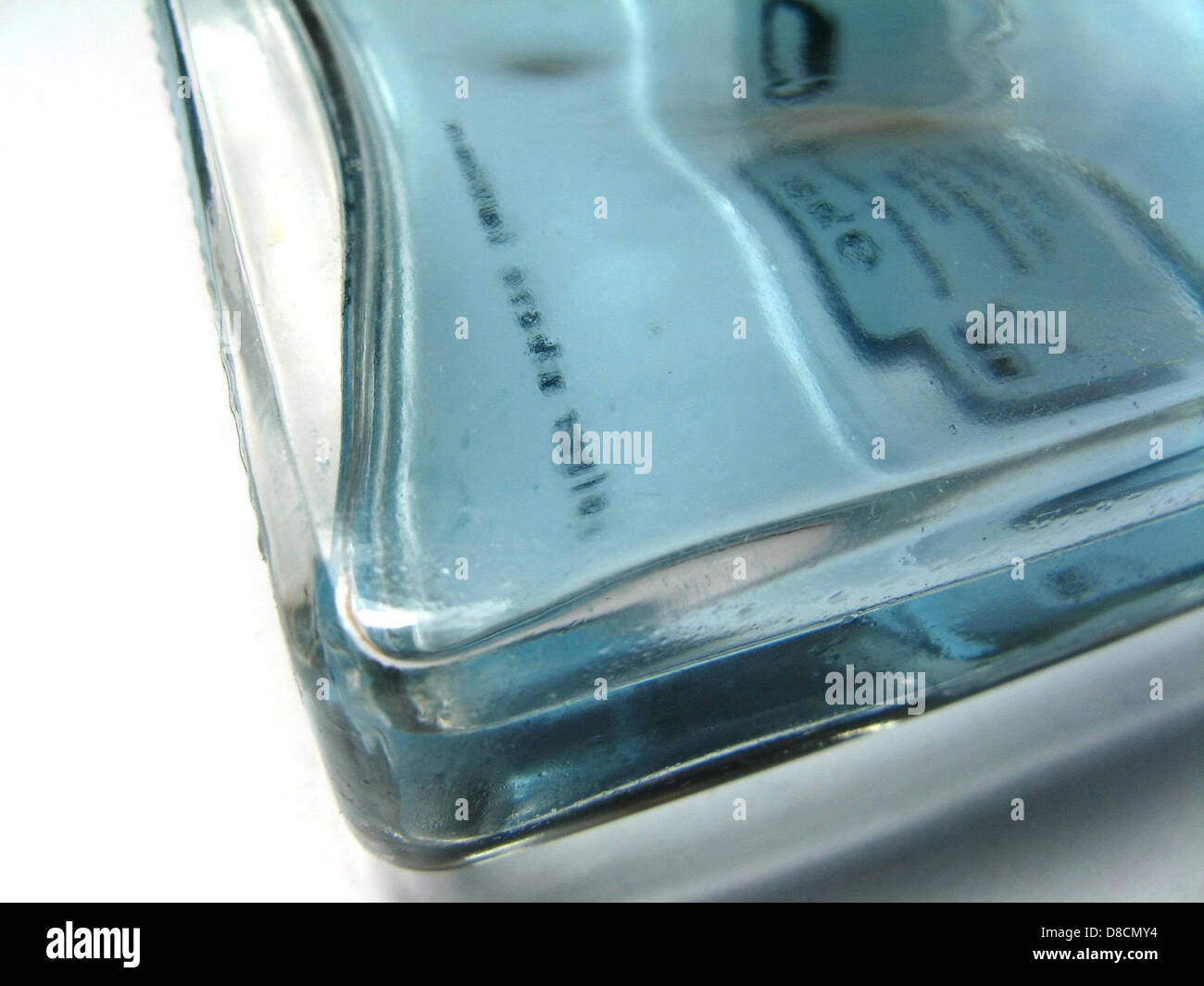 This image shows a detailed close-up of glass, highlighting its ...