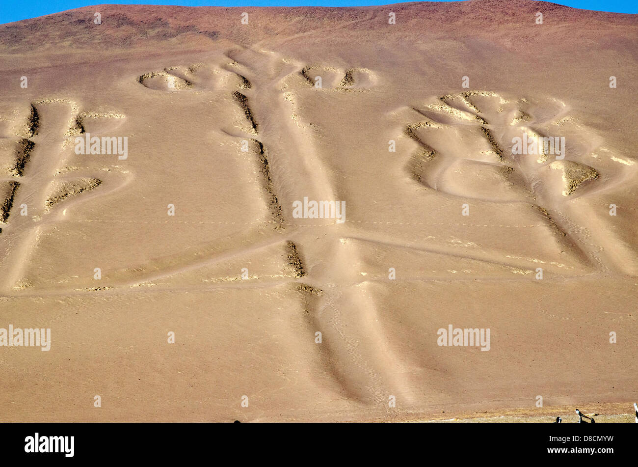Paracas National Reserve. Paracas Candelabro geoglyph. Paracas culture ...