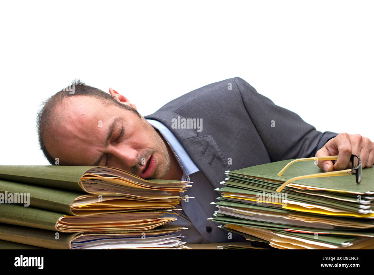 sleeping at the office Stock Photo - Alamy