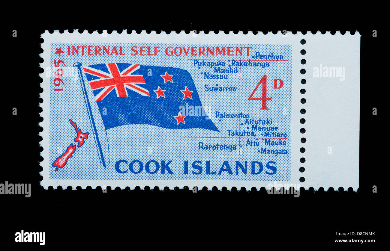 Cook islands postage stamp hi-res stock photography and images - Alamy