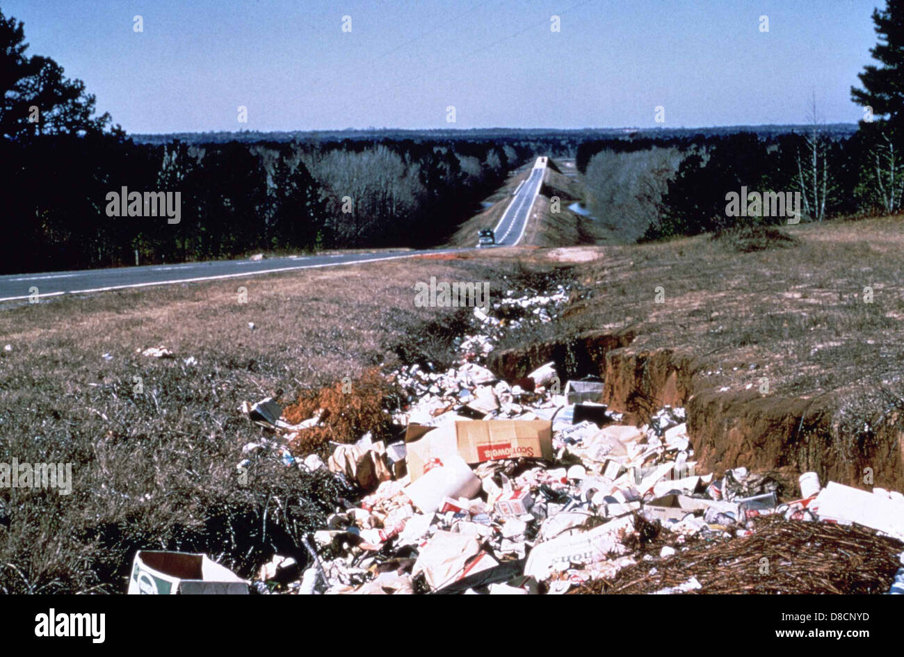 Pollution from highways is evident in this image, with exhaust ...