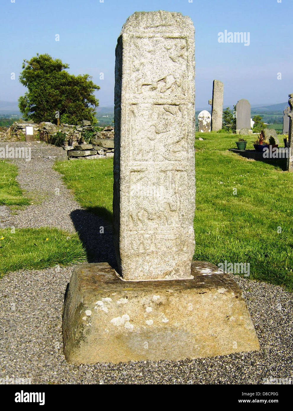 High stone cross Stock Photo - Alamy