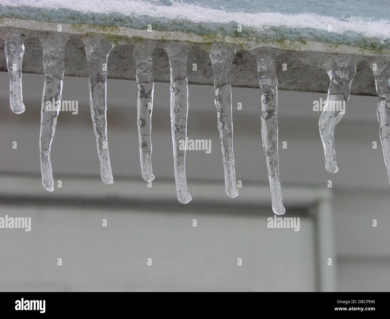 Icicles formed hanging from hi-res stock photography and images - Alamy