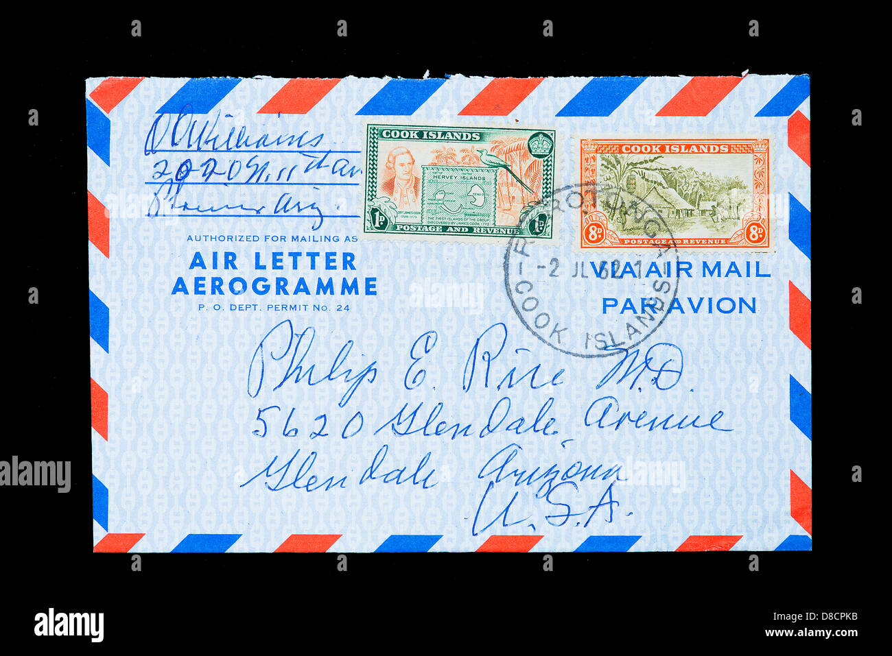 Envelope with stamps hi-res stock photography and images - Alamy