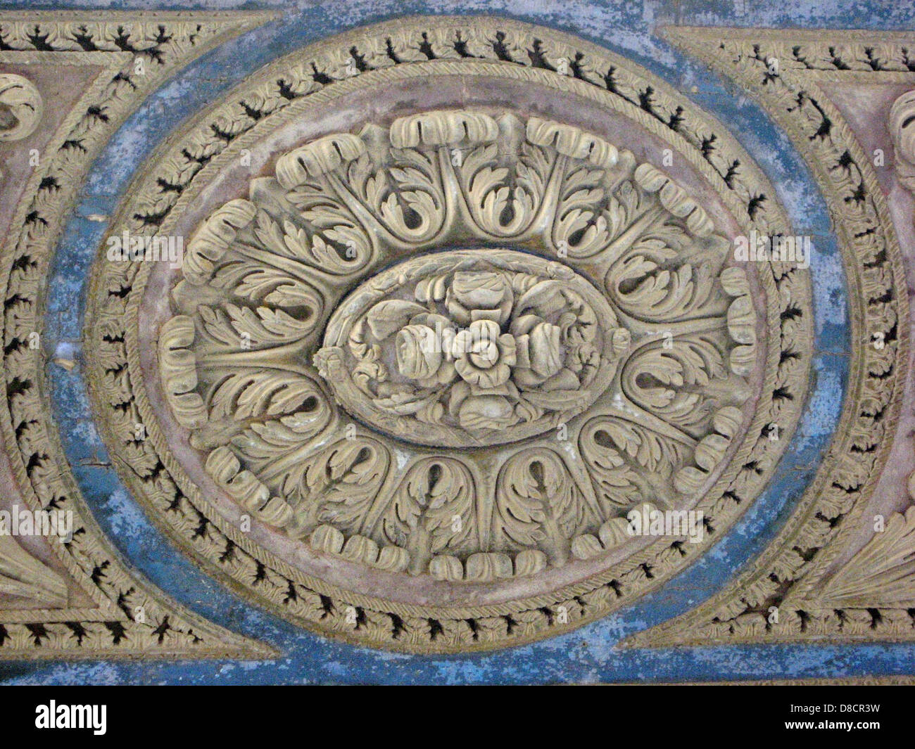 An intricately designed Islamic architecture sculpture, featuring ...