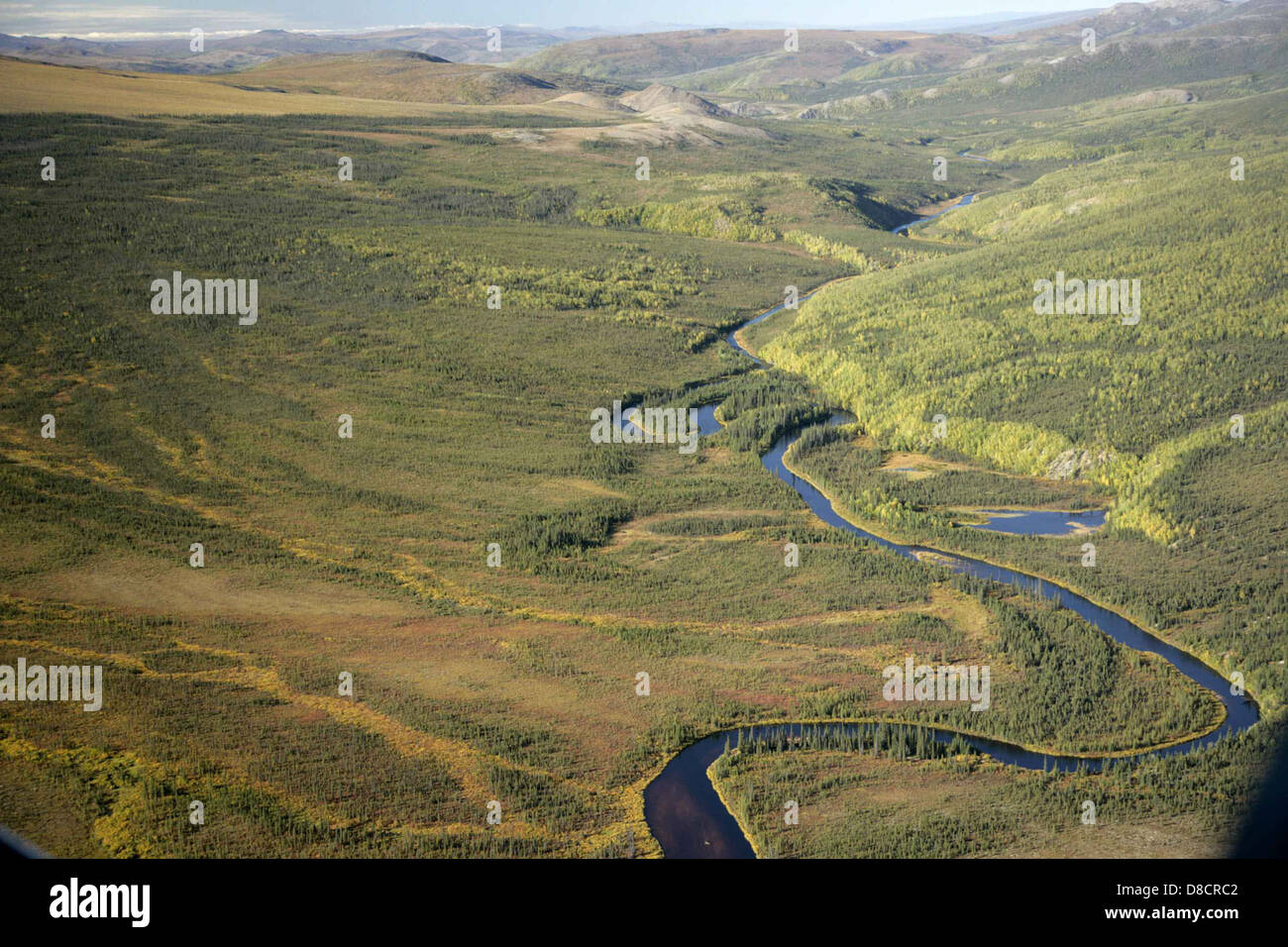 The Kanuti River flows along the eastern boundary of the Kanuti ...