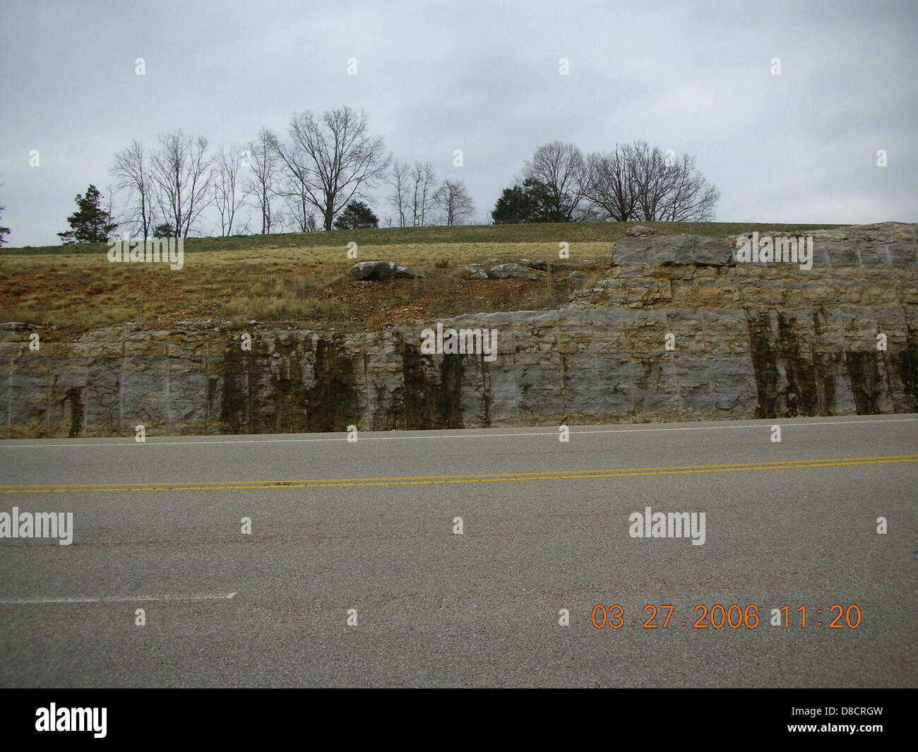 The image showcases karst topography, characterized by rugged ...