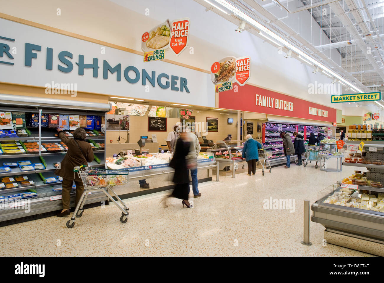 Morrisons Supermarket Borehamwood Stock Photo - Alamy