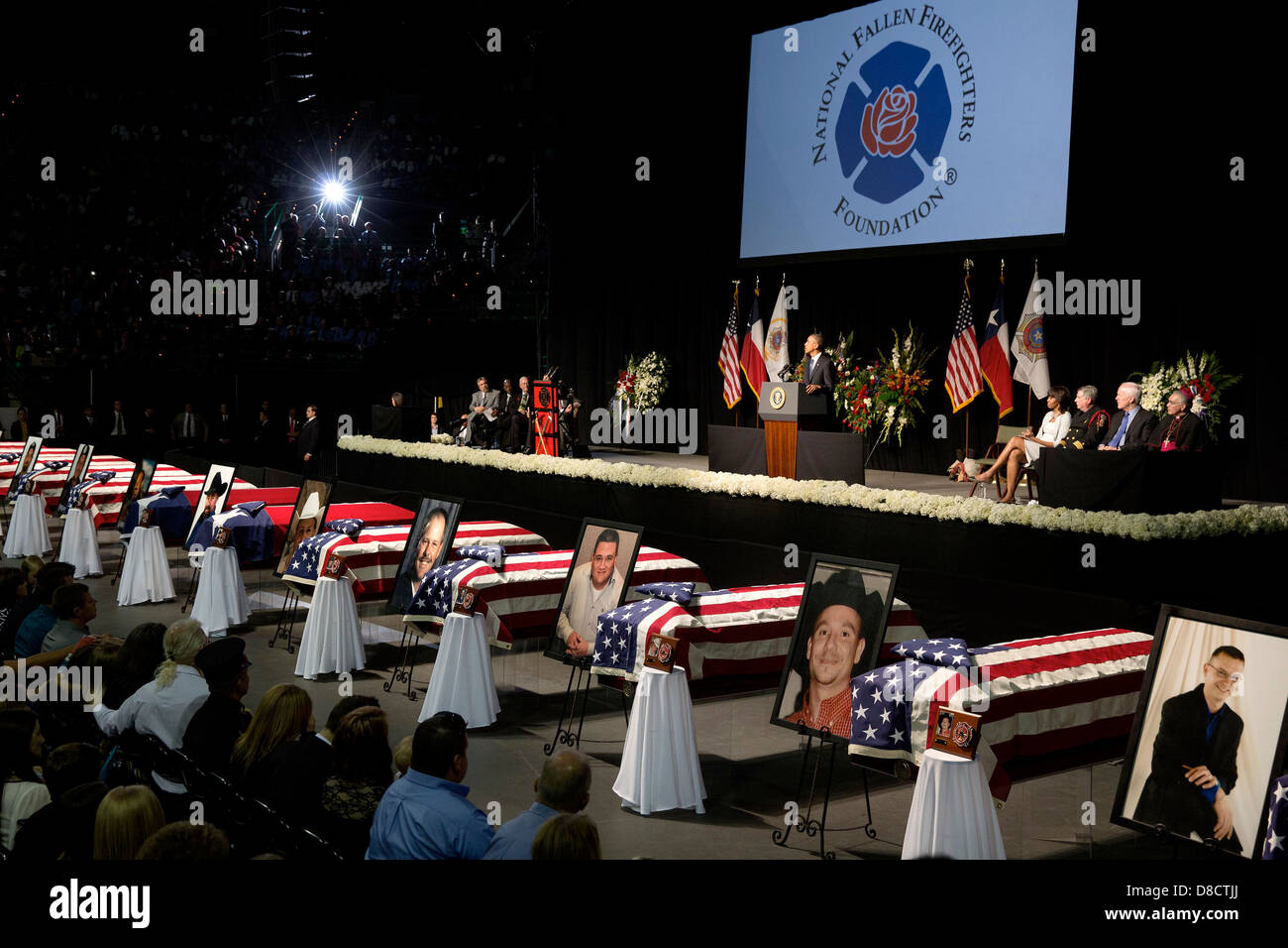 Memorial caskets texas explosion hi-res stock photography and images ...