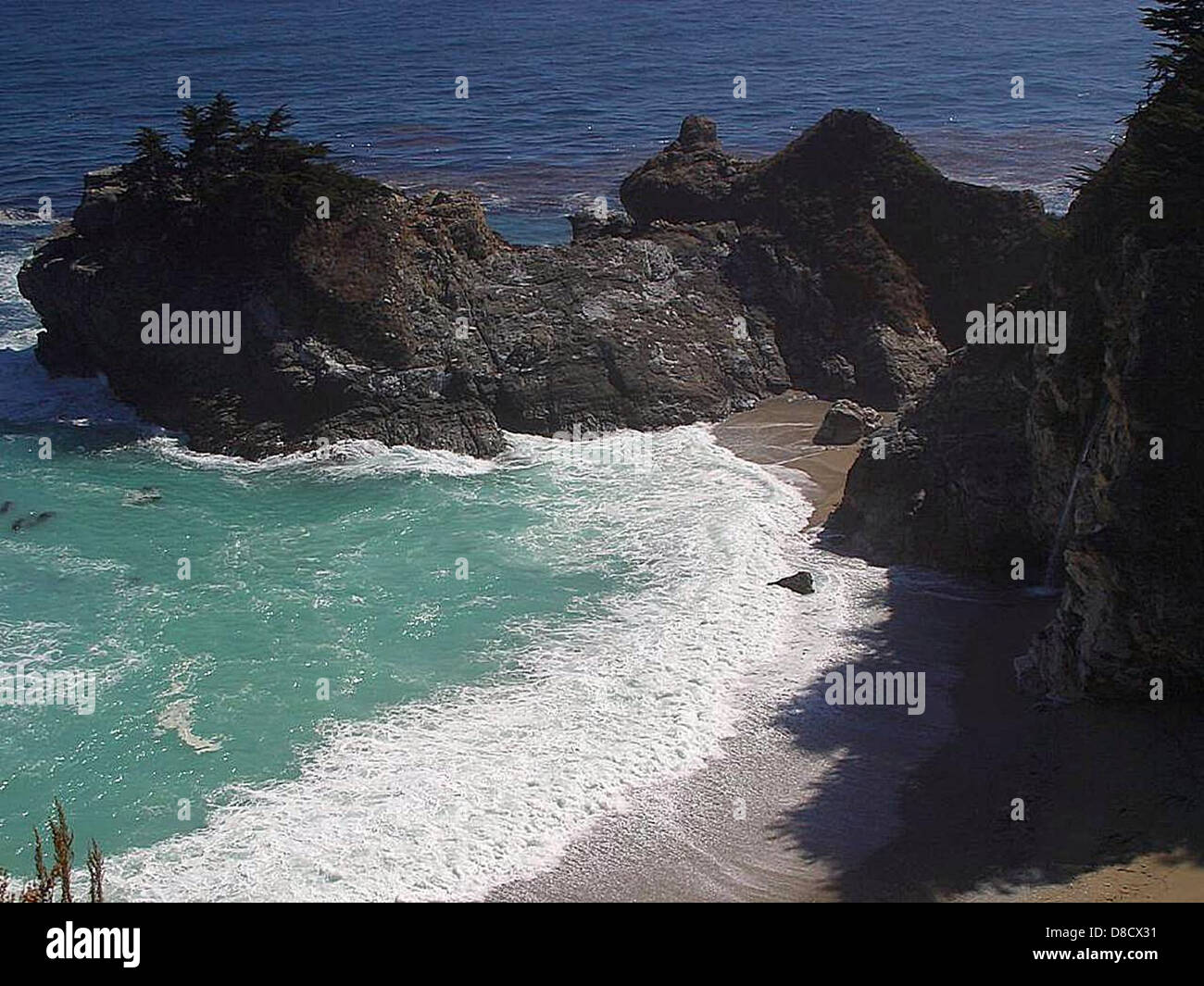 This photo captures the stunning McWay Falls, located on the California ...