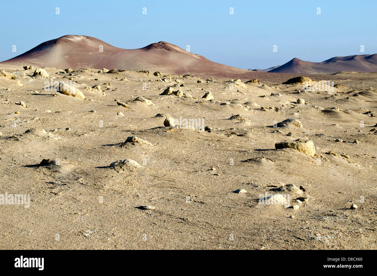 Paracas National Reserve. Archaeological site of Cerro Colorado. Peru ...