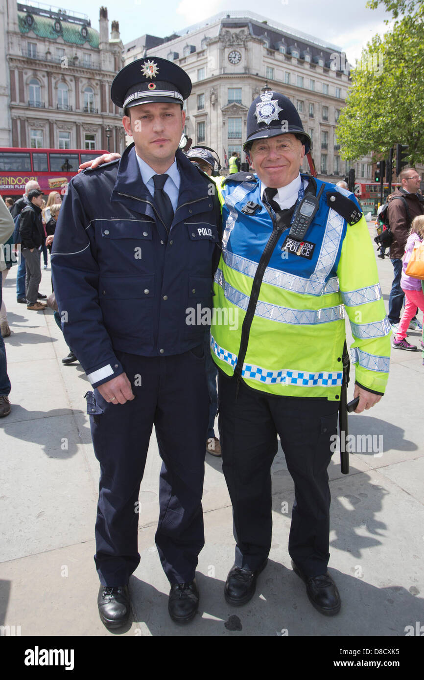 Football fans photo police hi-res stock photography and images - Alamy