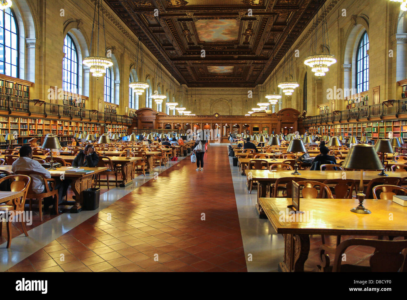 new york public library New York City USA America Stock Photo: 56833364 ...