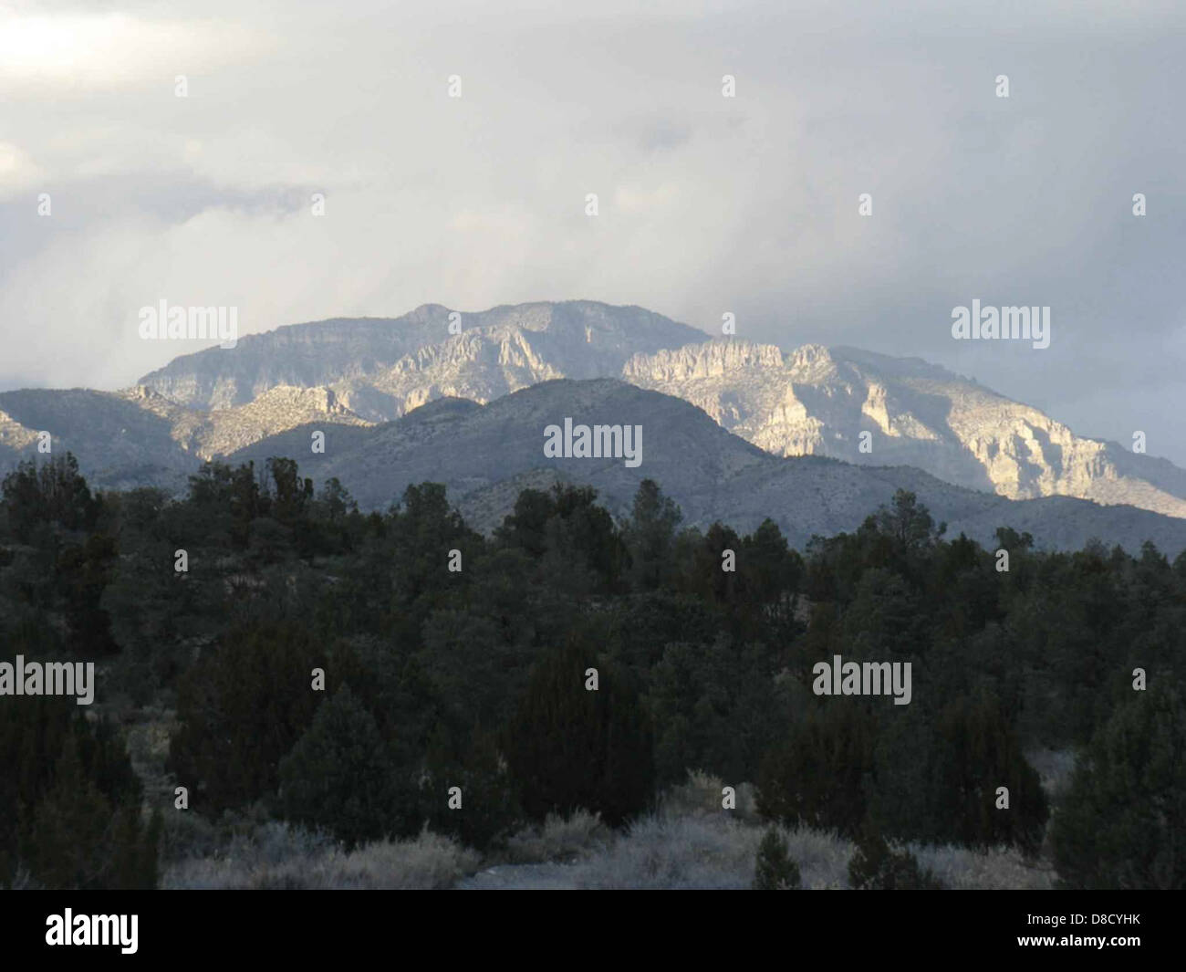 A scenic landscape featuring distant mountains with a clear view of ...
