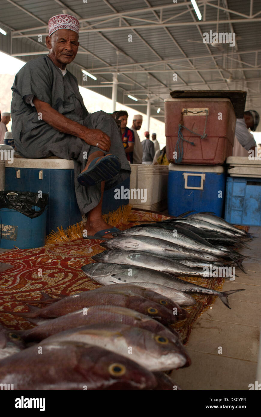 fish market muscat oman Stock Photo - Alamy