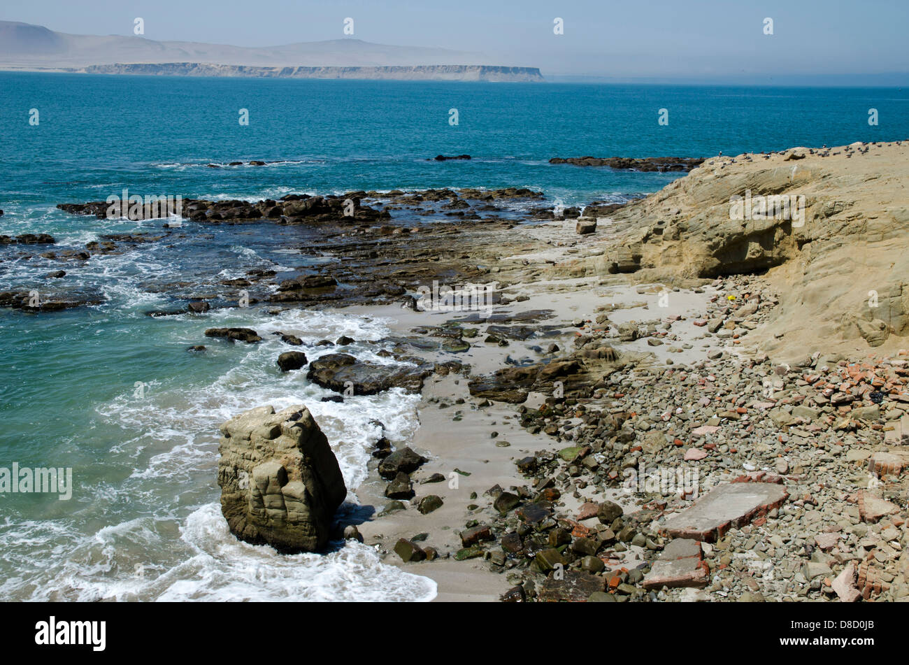 Paracas National reserve. Paracas peninsula Stock Photo - Alamy