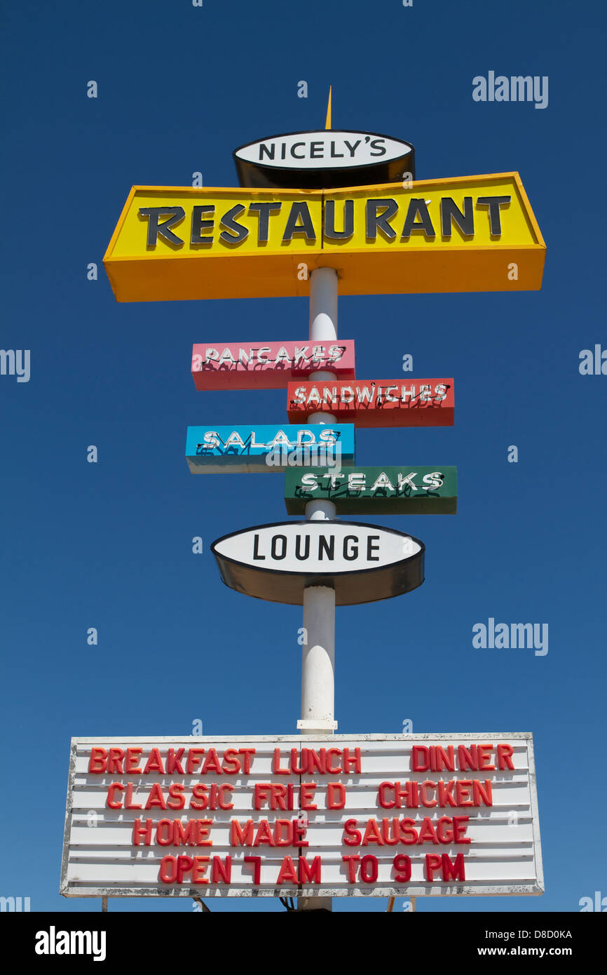 Nicelys restaurant sign in lee hi-res stock photography and images - Alamy