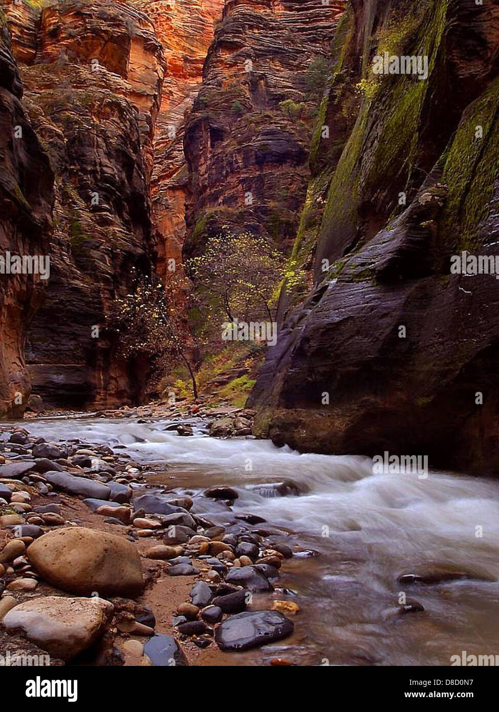 This image captures a narrow cliff landscape, where steep rock faces ...