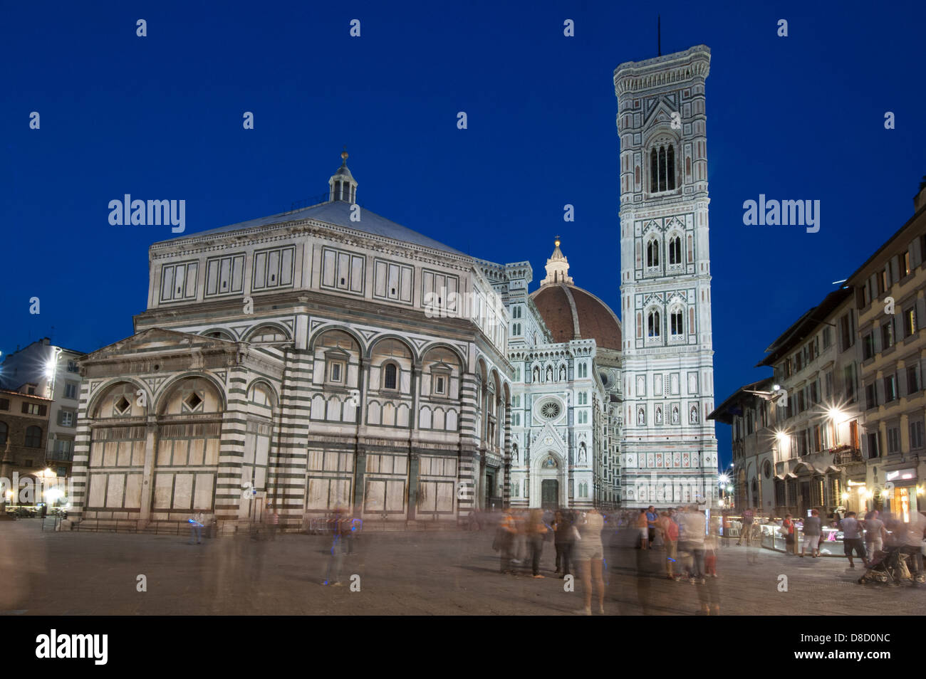 Baptistery and Duomo Piazza San Giovanni, Florence, Firenze, Tuscany ...