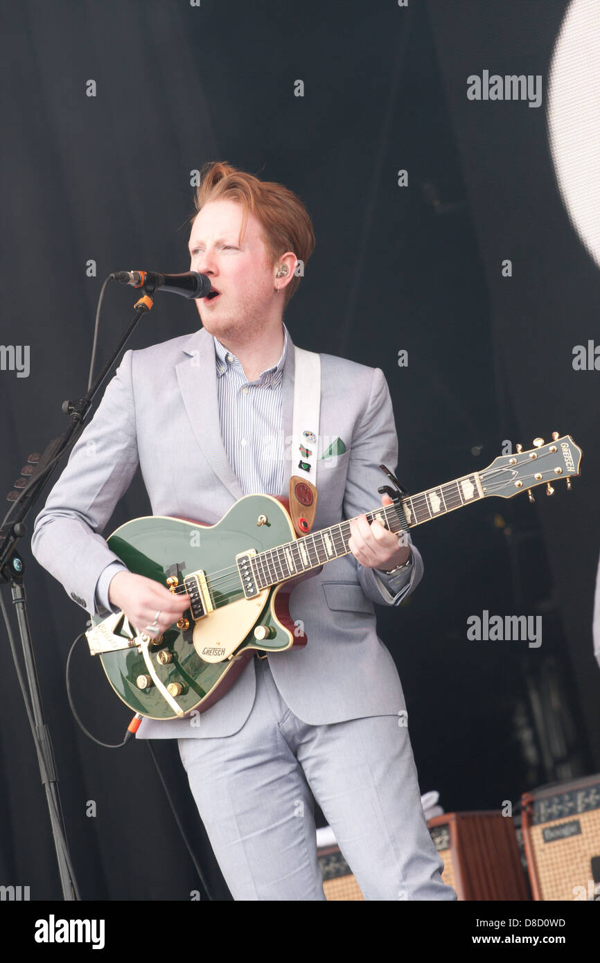 alex trimble, two door cinema club Stock Photo - Alamy