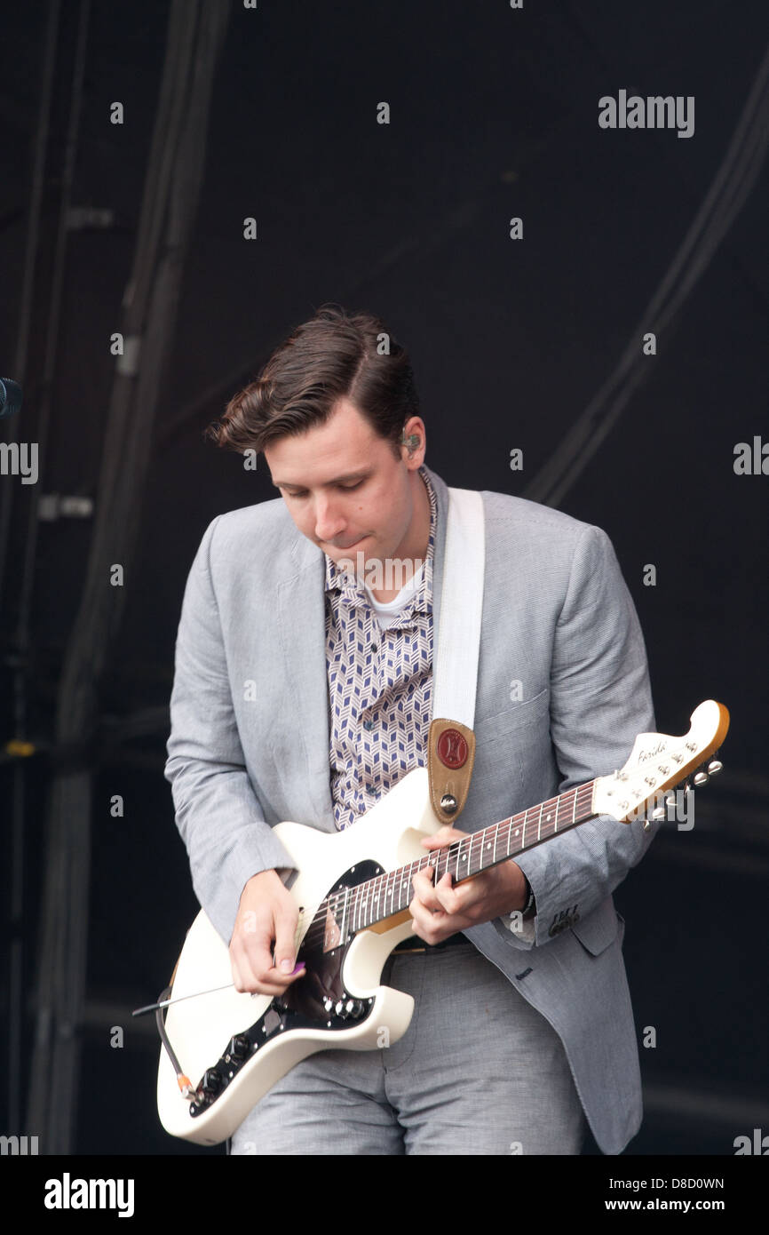 alex trimble, two door cinema club Stock Photo - Alamy