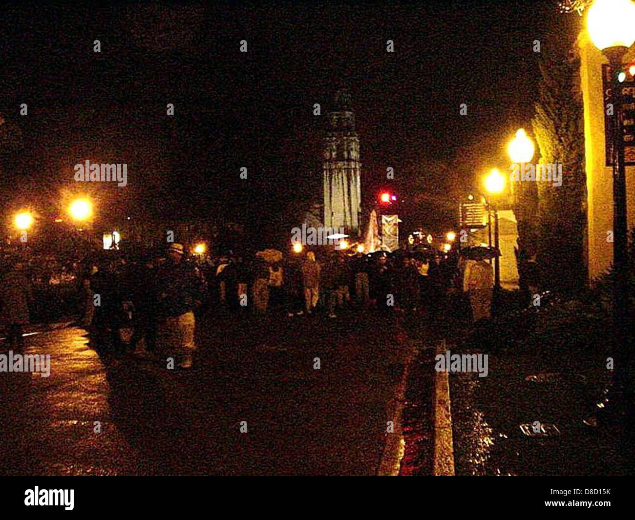 A New Year’s Eve celebration scene, featuring festive decorations and a ...