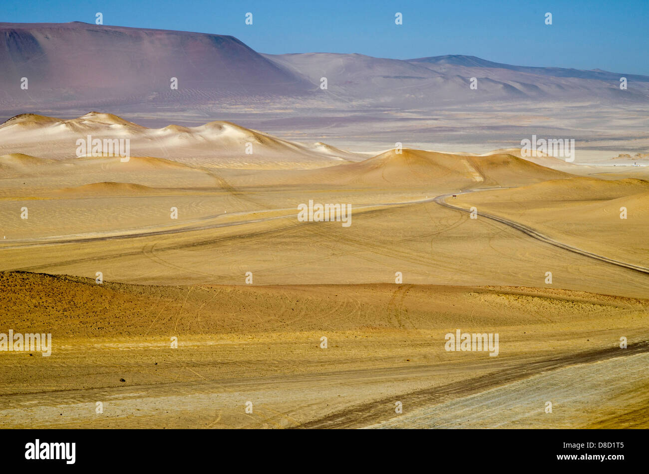 Paracas National Reserve. Peru. Desert coast Stock Photo - Alamy