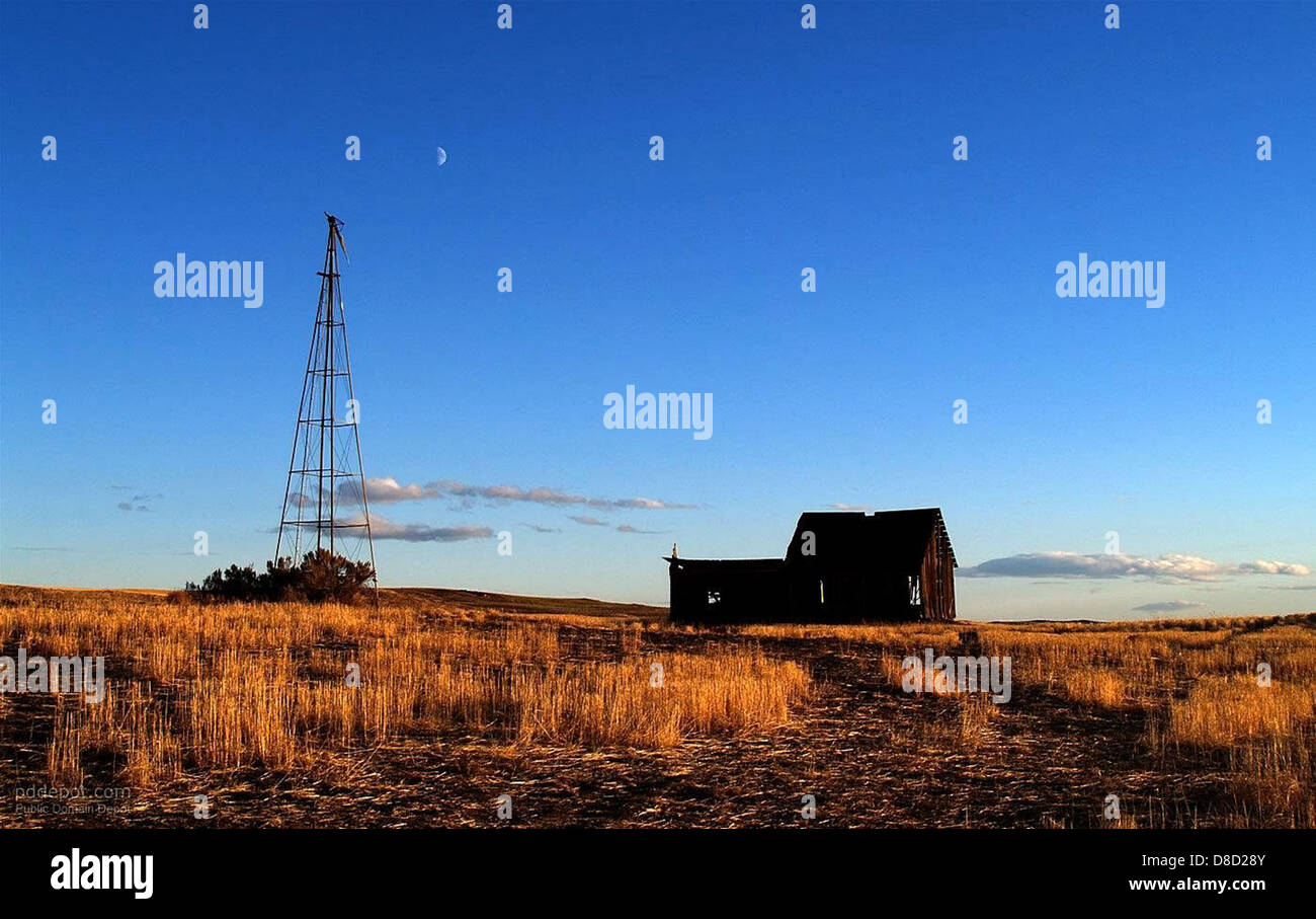 An old farmhouse, often characterized by its rustic charm, stands as a ...