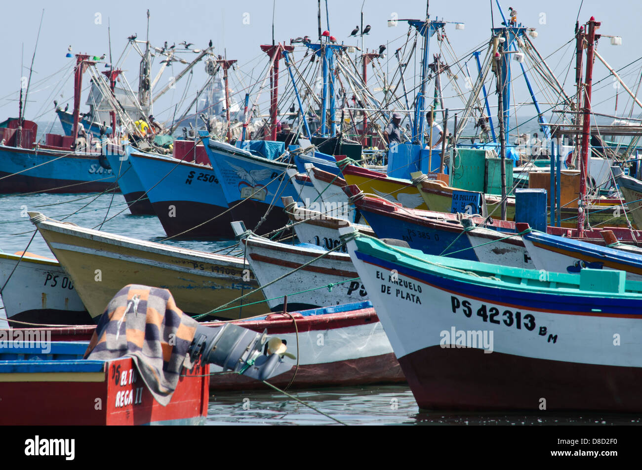 Paracas National Reserve. Paracas fishing port Stock Photo - Alamy