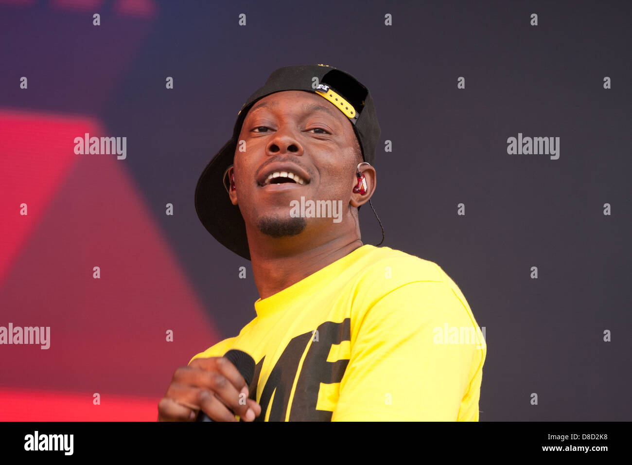 Rapper Dizzee Rascal at Radio1's One Big Weekend had the crowd jumping ...