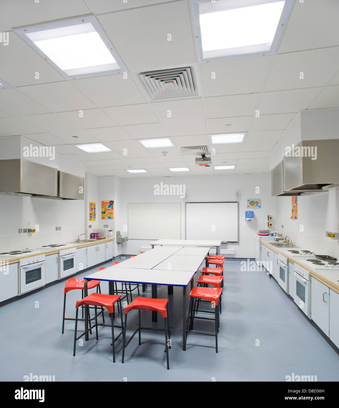 food technology classroom Stock Photo - Alamy