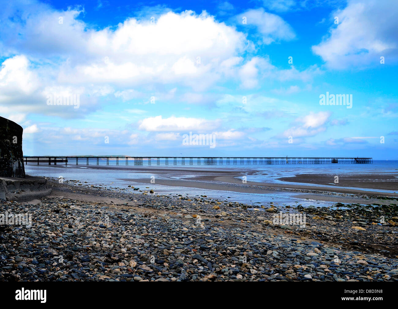 Ramsey Beach from Ballure arches Stock Photo - Alamy