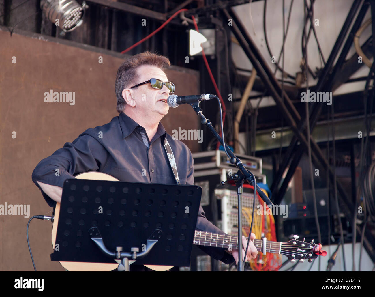 SATURDAY 25TH MAY, 2013. MAUCHLINE, SCOTLAND, UK: Donnie Munro ...