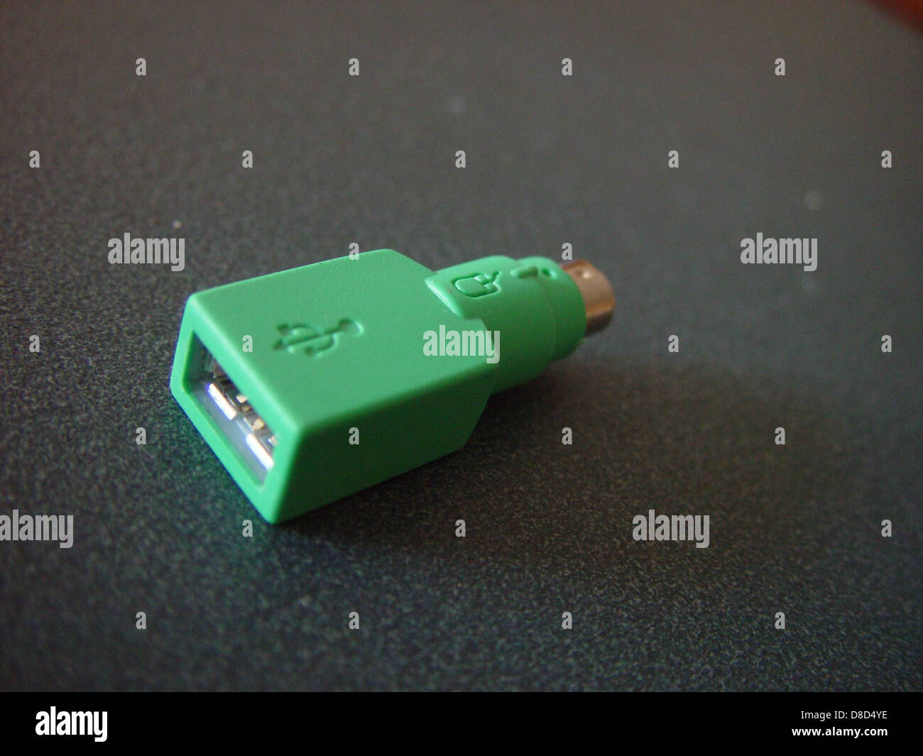 PS 2 motherboard to USB mouse adaptor Stock Photo - Alamy