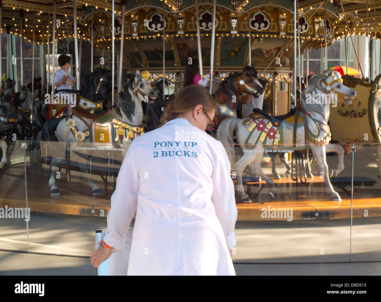 Jane's carousel in Brooklyn Bridge Park Stock Photo - Alamy