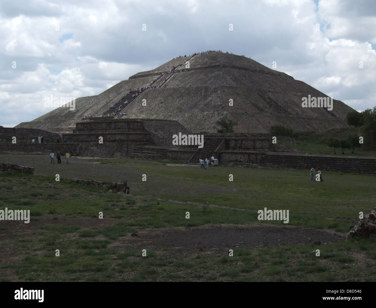 The Pyramid of the Sun, located in Teotihuacan, Mexico, is a large pre ...