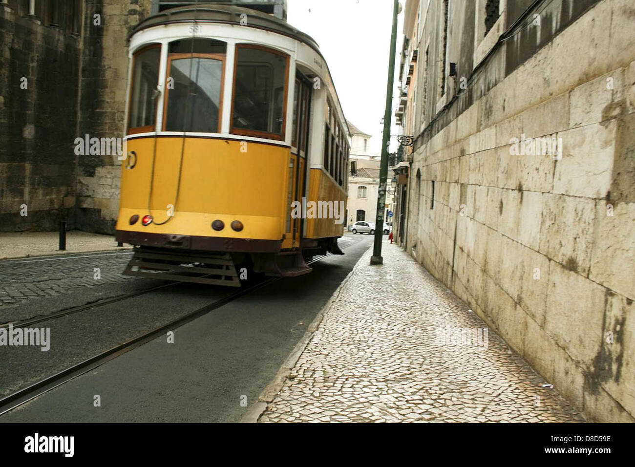 A railbus, a compact train used for short-distance routes, is shown on ...