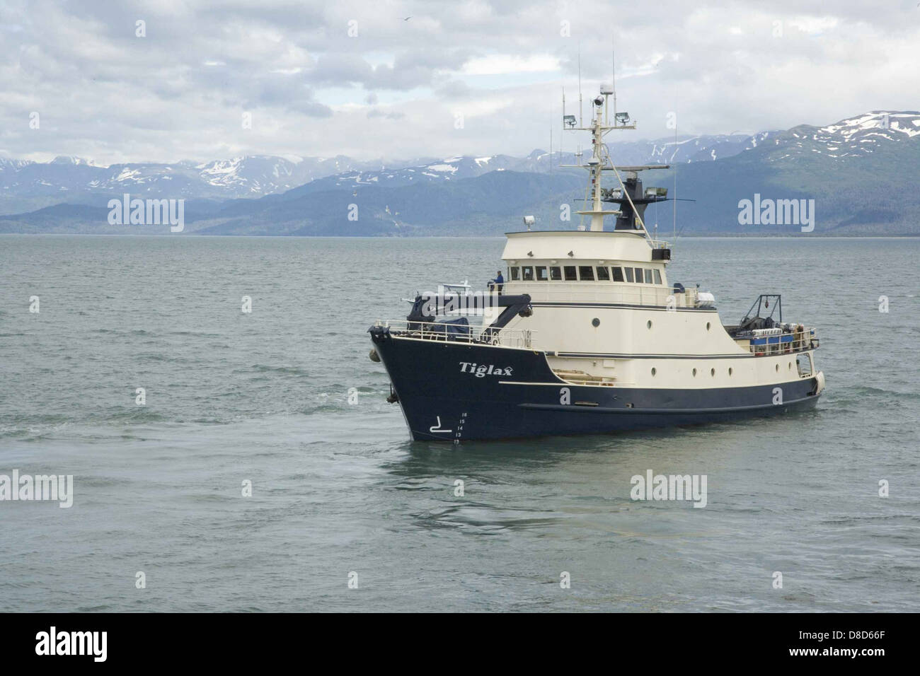 A research ship is equipped with scientific tools and instruments to ...