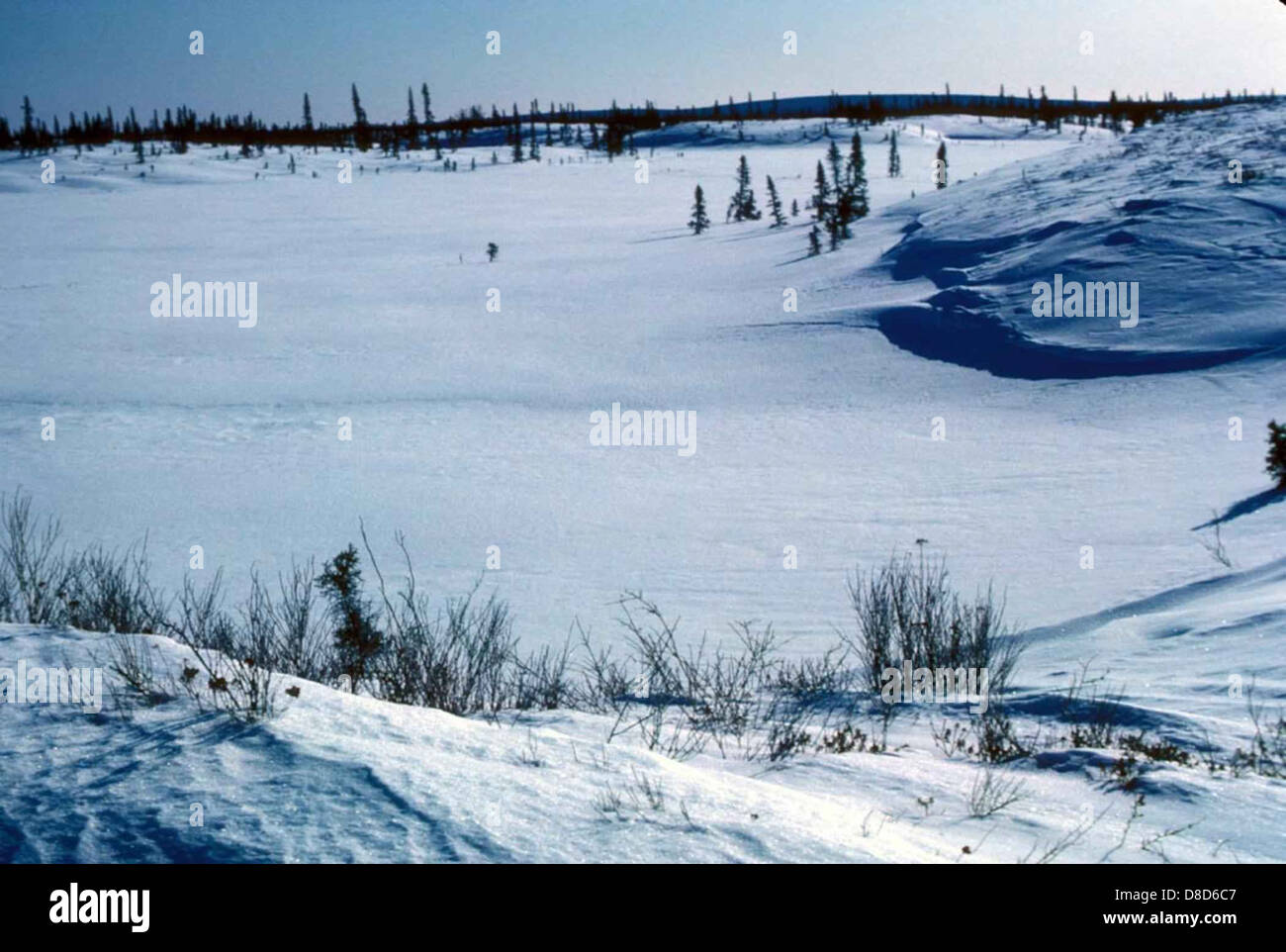 Rivers and streams in winter river covered with ice end snow Stock ...
