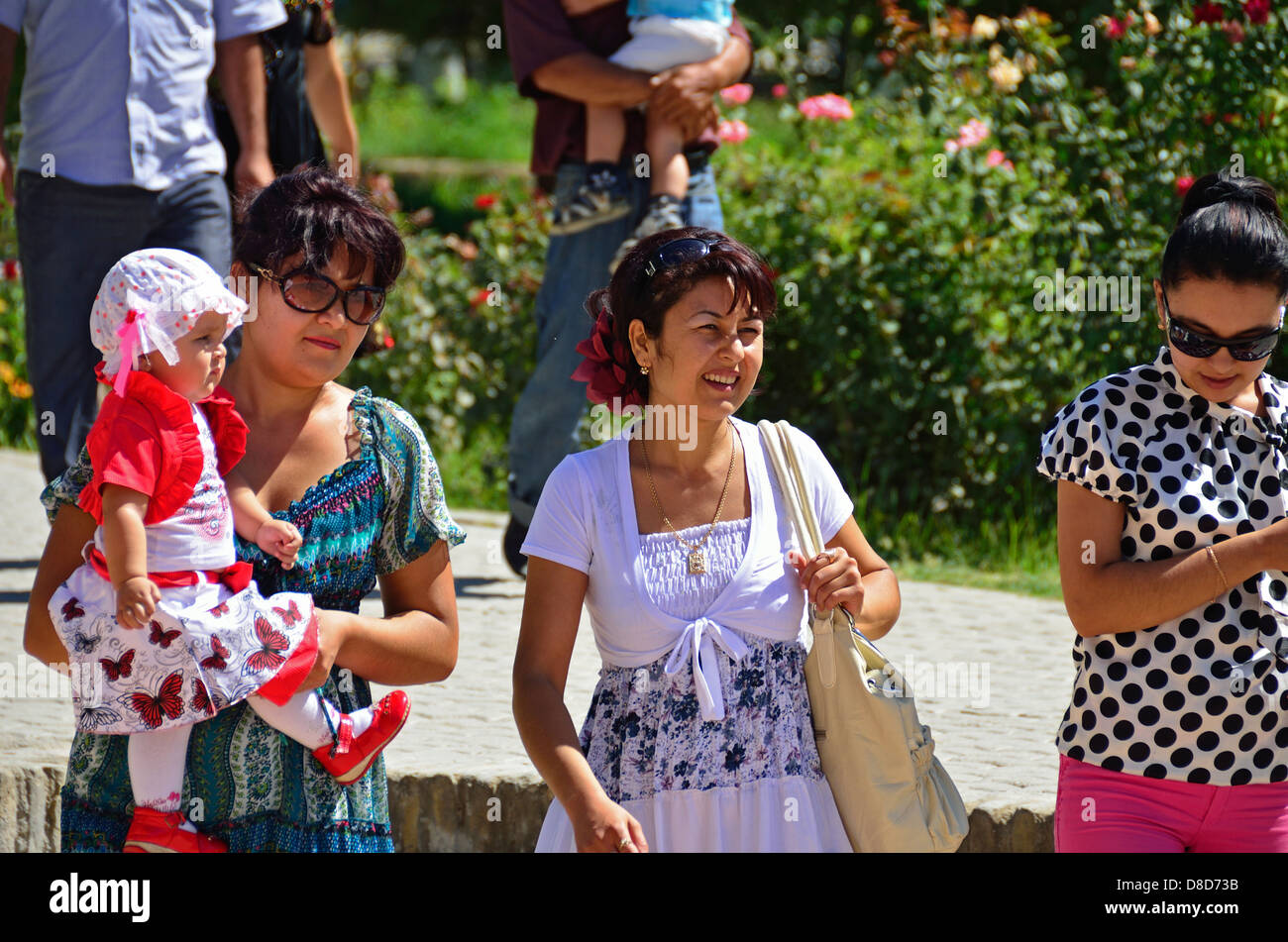 Uzbek women in Bukhara Stock Photo - Alamy