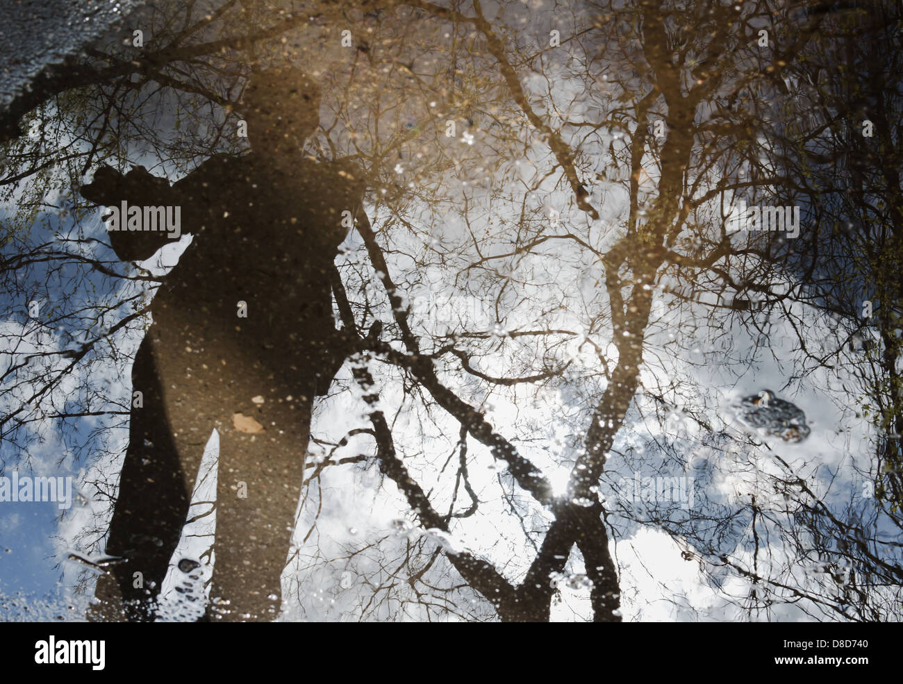 Photographer in reflection Stock Photo - Alamy