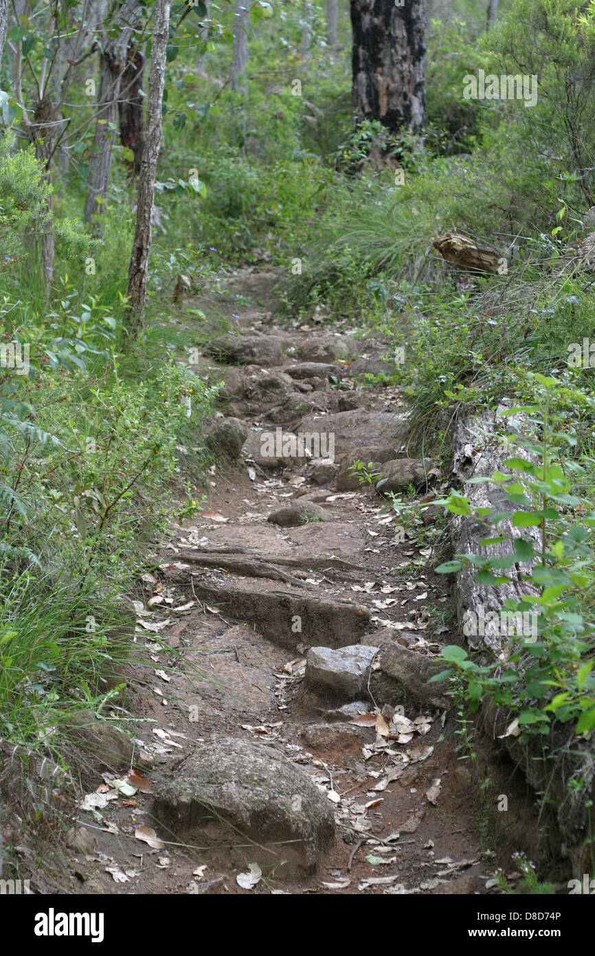 Pathway winding through rocky hi-res stock photography and images - Alamy