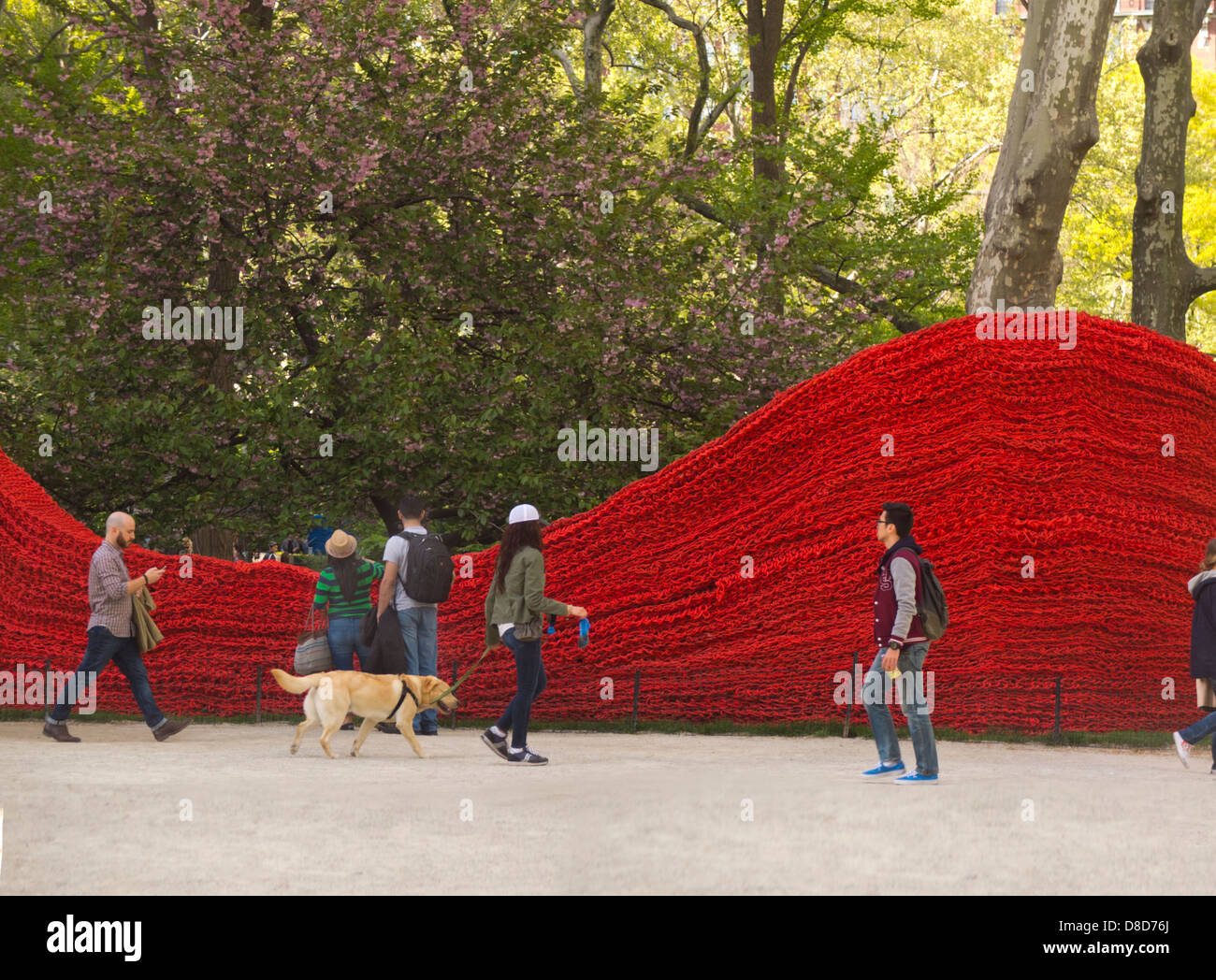 public art display in Madison Square Park NYC Stock Photo - Alamy